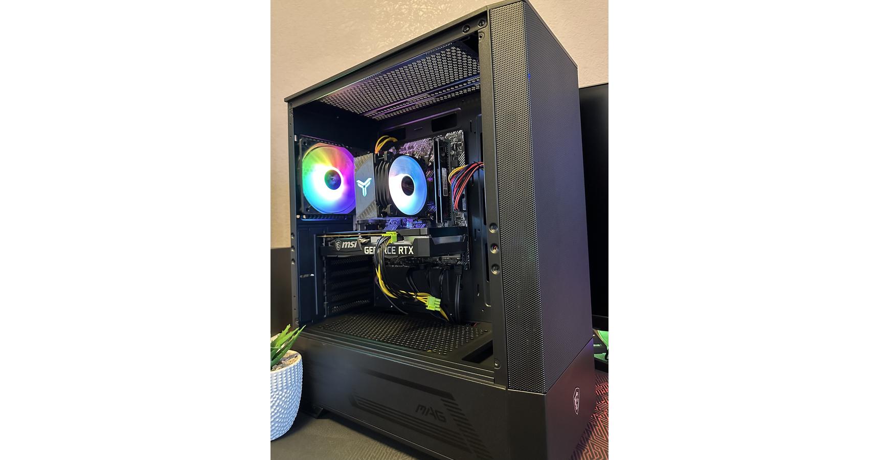 RTX 3060 + Ryzen 5 5600 Gamer PC - Gamer Számítógép.